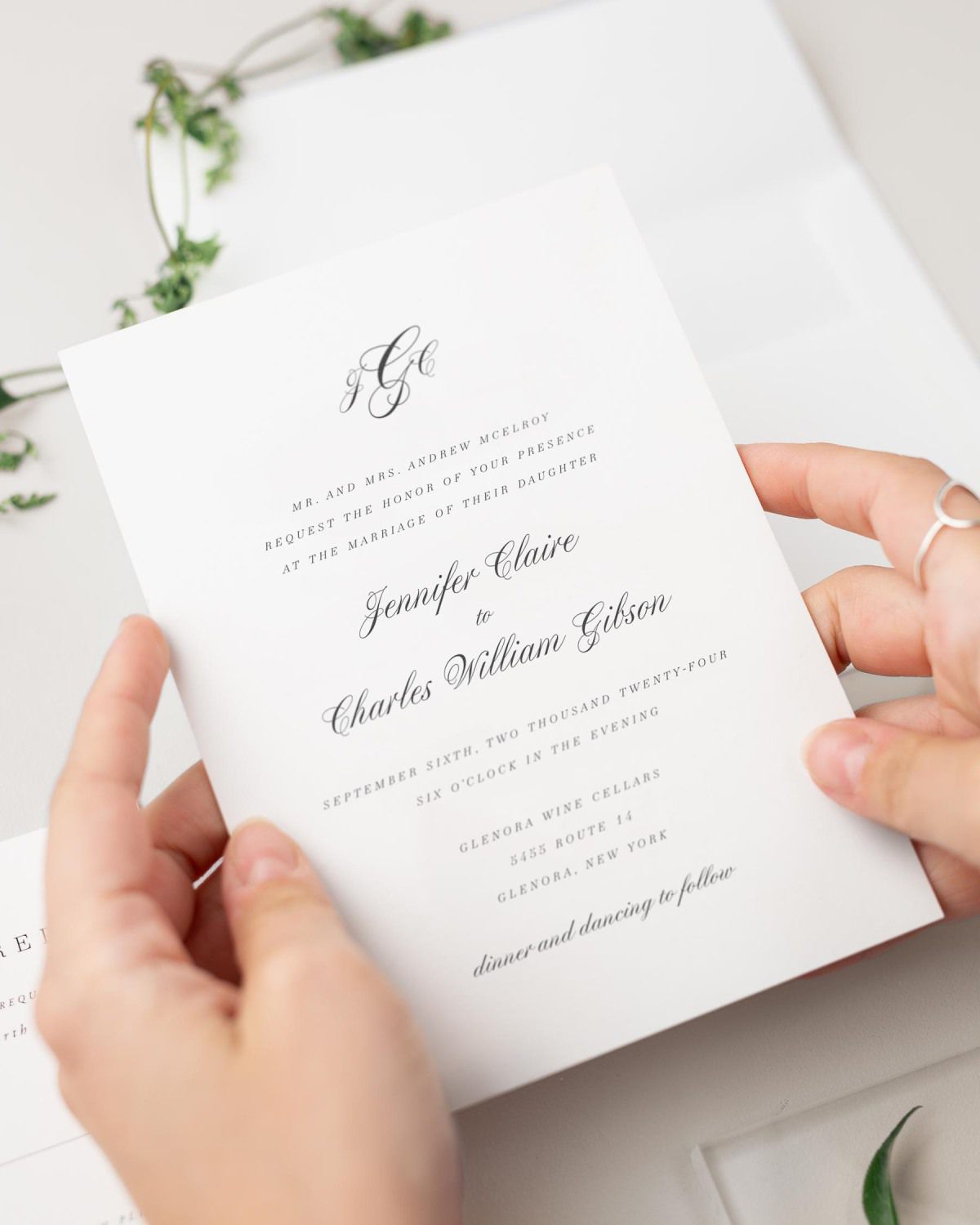 Jennifer Wedding Invitations | Shine Wedding Invitations