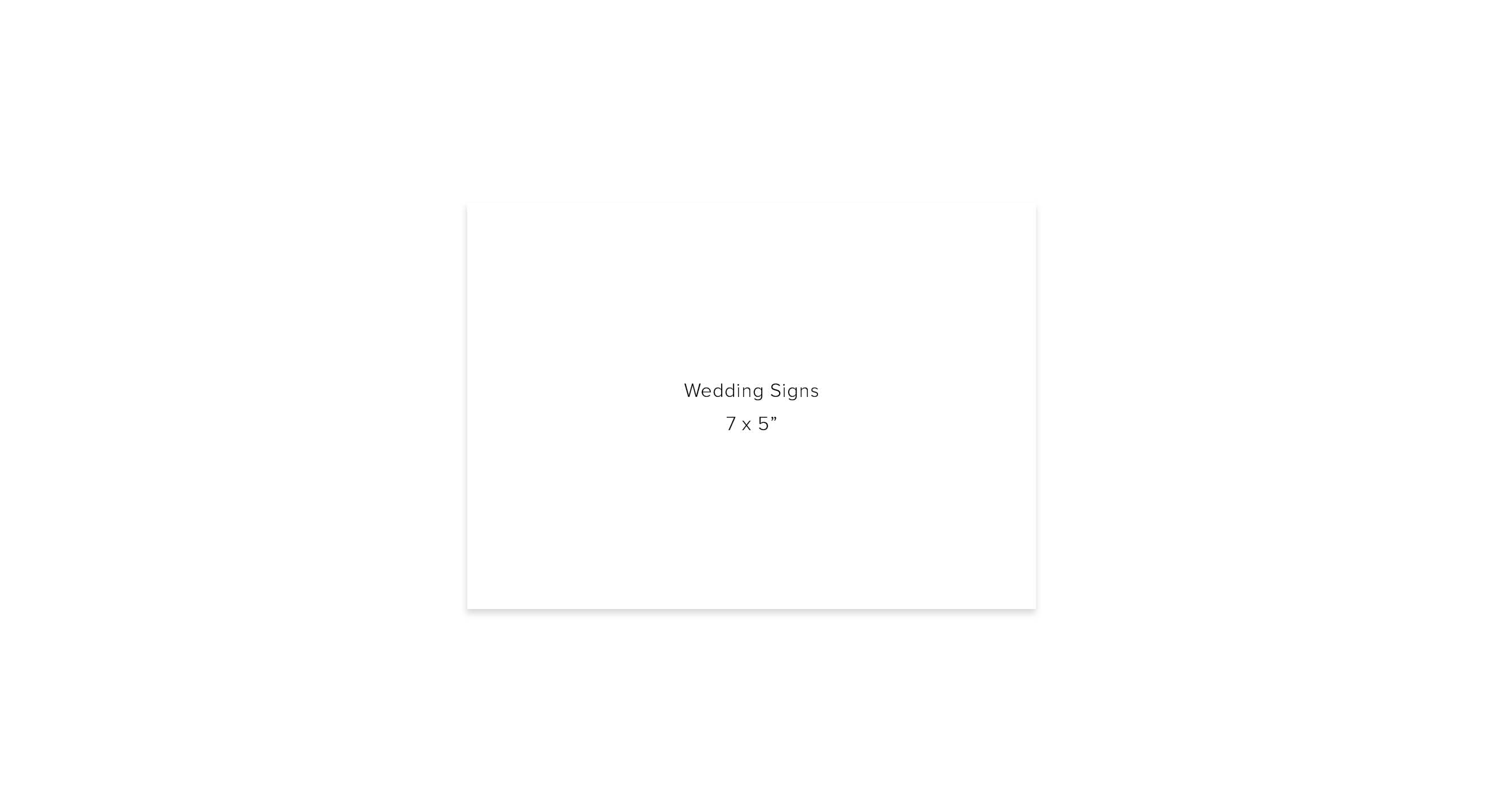 Sophia Wedding Signs | Shine Wedding Invitations